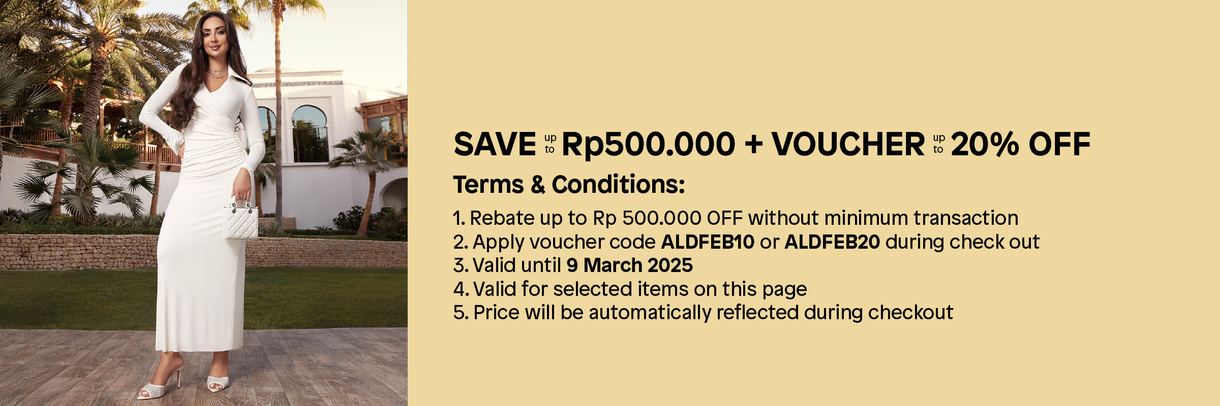 Save up to 500.000 + Voucher up to 20% – Aldoshoes Indonesia